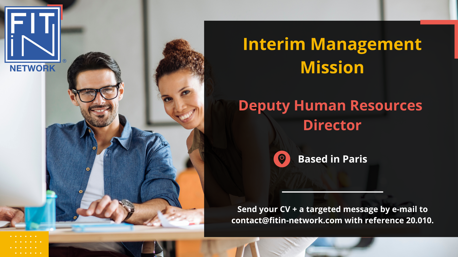 Interim Management Mission - Deputy Human Resources Director, Ref. 20. ...