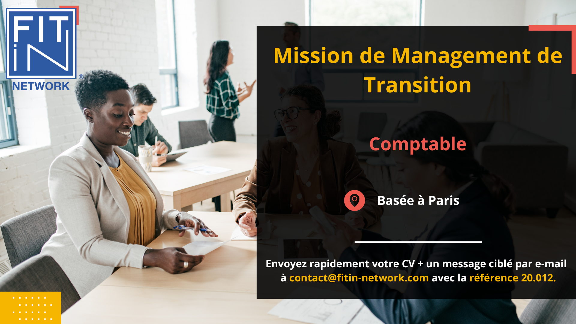 Mission de Management de Transition - Comptable, Ref. 20.012 - FIT in ...