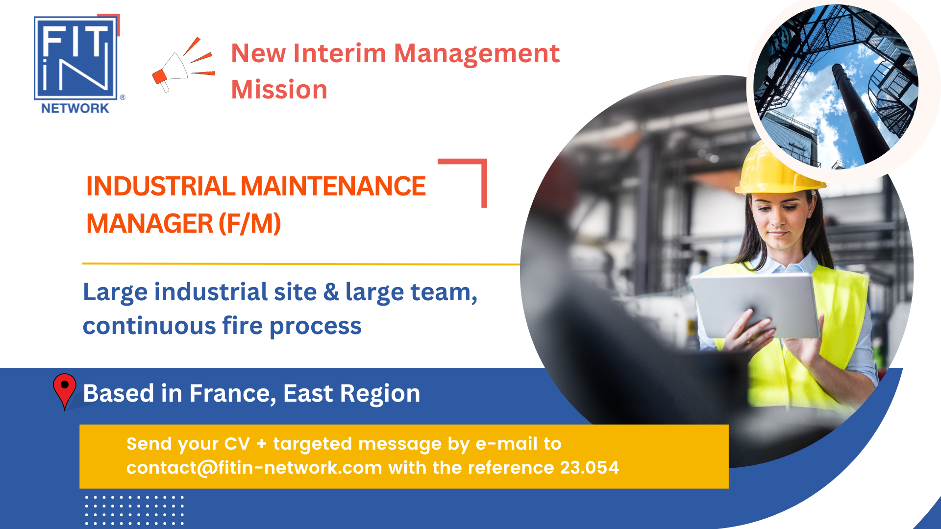 Interim Management Mission - Industrial Maintenance Manager, ref. 23. ...